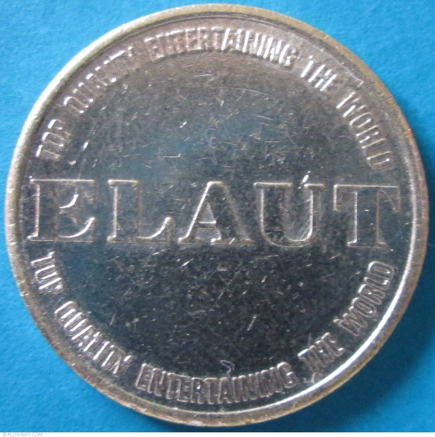 ELAUT All Quality Entertainng The World Game And Sport Tokens