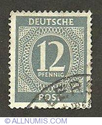 12 Pfennig Deutsche Post Miscellaneous Germany Stamp 3544 12 Pfennig Deutsche Post Miscellaneous Germany Stamp 3544